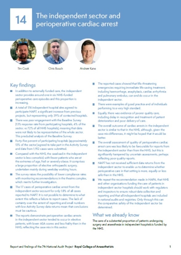 NAP7 Report | The Royal College of Anaesthetists